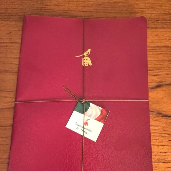 bieffe | Office | Nwt Set 3 Bieffe Italy Lined Handmade Notebooks Red ...